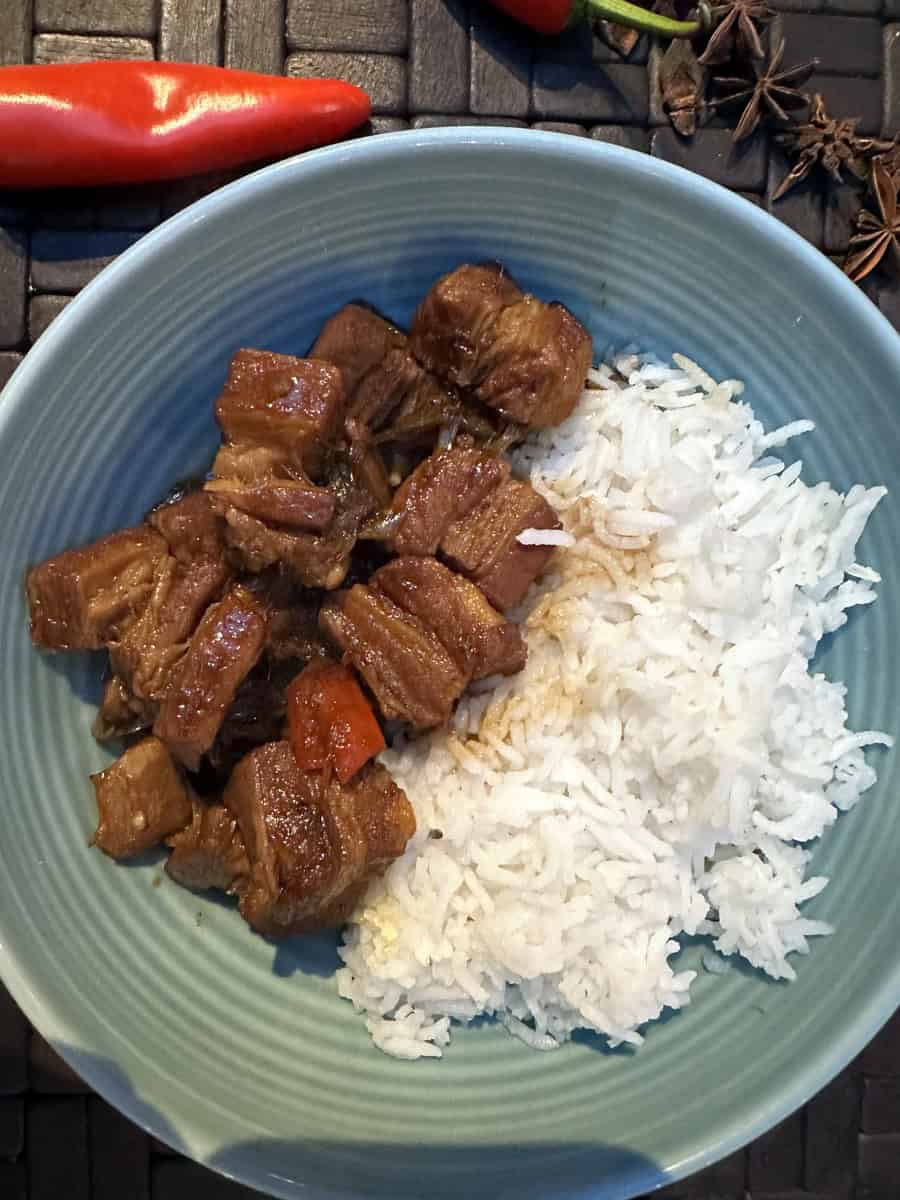 Red Braised Pork Belly Hong shao rou (红烧肉) recipe